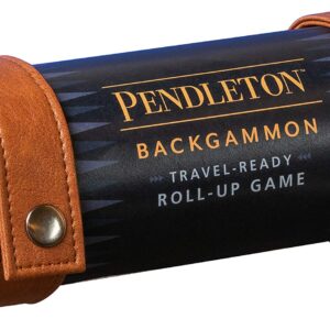 Chronicle Books Pendleton Backgammon: Travel-Ready Roll-Up Game (Camping Games, Gift for Outdoor Enthusiasts)