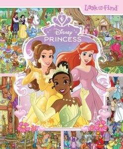 disney princess cinderella, tangled, aladdin and more!- look and find activity book - pi kids