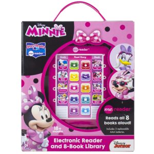 disney minnie mouse - me reader electronic reader and 8 sound book library - pi kids