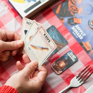 Chronicle Books Donner Dinner Party: A Rowdy Game of Frontier Cannibalism! (Weird Games for Parties, Wild West Frontier Game)