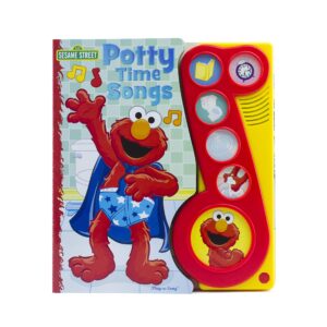 sesame street - elmo potty time songs little music note sound book - pi kids