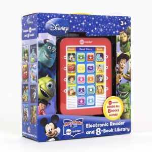 disney - mickey mouse, toy story and more! me reader electronic reader 8-book library - pi kids