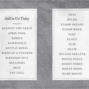 A Pocket Dictionary of the Vulgar Tongue: (Funny Book of Vintage British Swear Words, 18th Century English Curse Words and Slang)