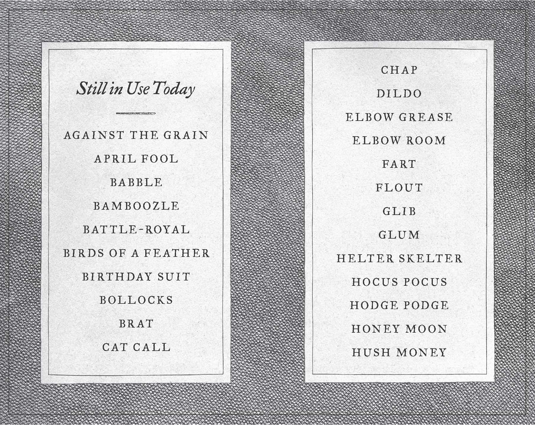 A Pocket Dictionary of the Vulgar Tongue: (Funny Book of Vintage British Swear Words, 18th Century English Curse Words and Slang)