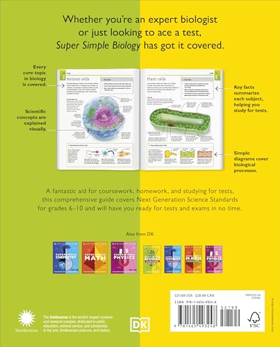 Super Simple Biology: The Ultimate Bitesize Study Guide (DK Super Simple)