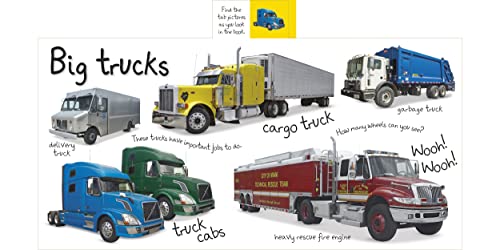 Tabbed Board Books: My First Trucks and Diggers: Let's Get Driving! (My First Tabbed Board Book)