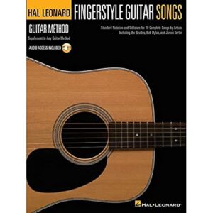 fingerstyle guitar songs - hal leonard guitar method supplement (book/online audio) (hal leonard guitar method (songbooks))