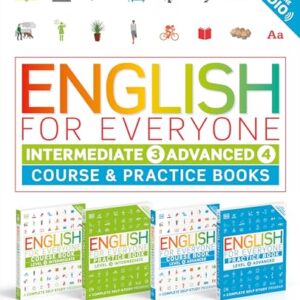 English for Everyone: Intermediate to Advanced Box Set - Level 3 & 4 : ESL for Adults, an Interactive Course to Learning English