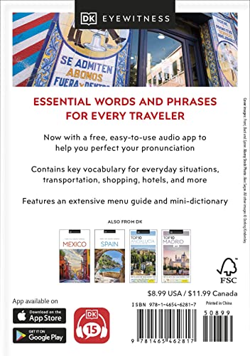 Eyewitness Travel Phrase Book Spanish (EW Travel Guide Phrase Books)