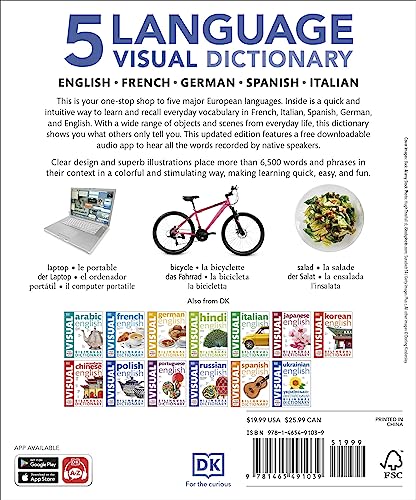 5 Language Visual Dictionary (DK Bilingual Visual Dictionaries)