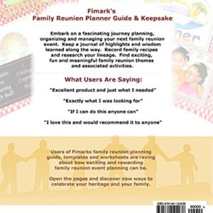 Fimark's Family Reunion Planner A Reunion Planning Guide Workbook & Keepsake