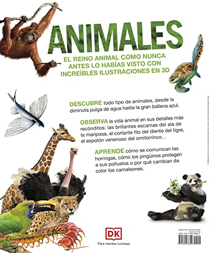 Animales (Knowledge Encyclopedia Animal!): El reino animal como nunca lo habías visto (DK Knowledge Encyclopedias) (Spanish Edition)