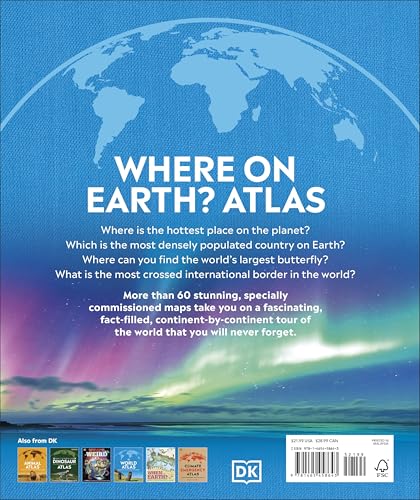 Where on Earth? Atlas: The World As You've Never Seen It Before (DK Where on Earth? Atlases)