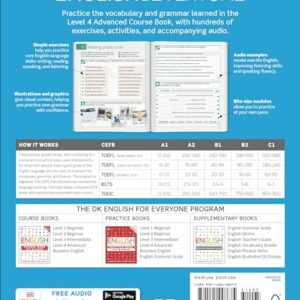 English for Everyone: Level 4 Practice Book - Advanced English: ESL Workbook, Interactive English Learning for Adults