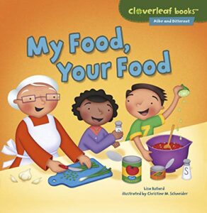 my food, your food (cloverleaf books ™ ― alike and different)