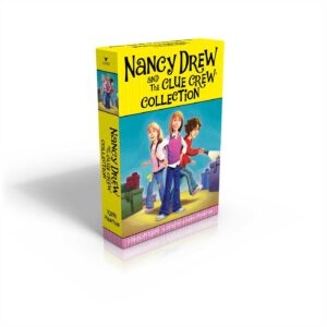 the nancy drew and the clue crew collection (boxed set): sleepover sleuths; scream for ice cream; pony problems; the cinderella ballet mystery; case of the sneaky snowman