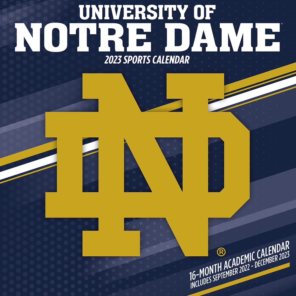 Notre Dame Fighting Irish 2023 12x12 Team Wall Calendar