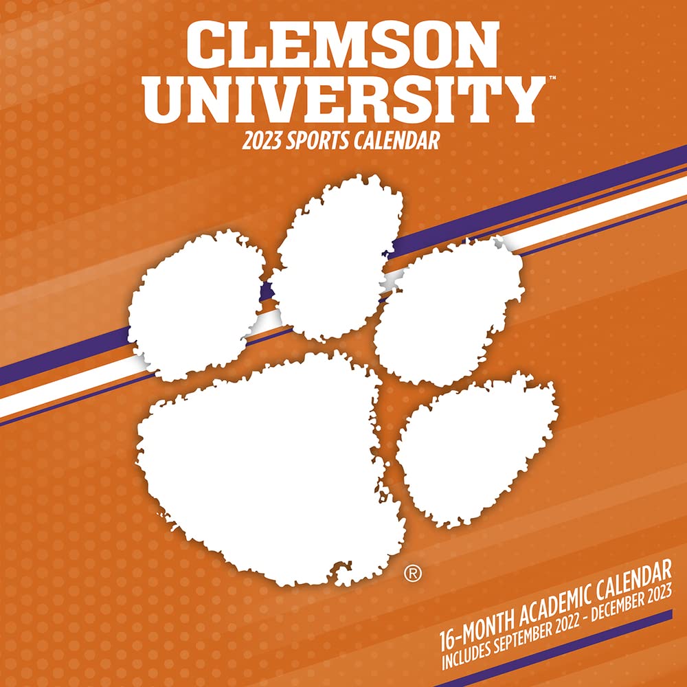 Clemson Tigers 2023 12x12 Team Wall Calendar