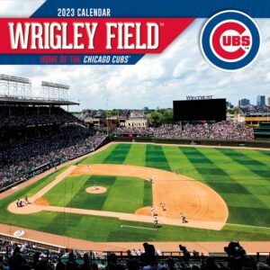 chicago cubs wrigley field 2023 12x12 stadium wall calendar