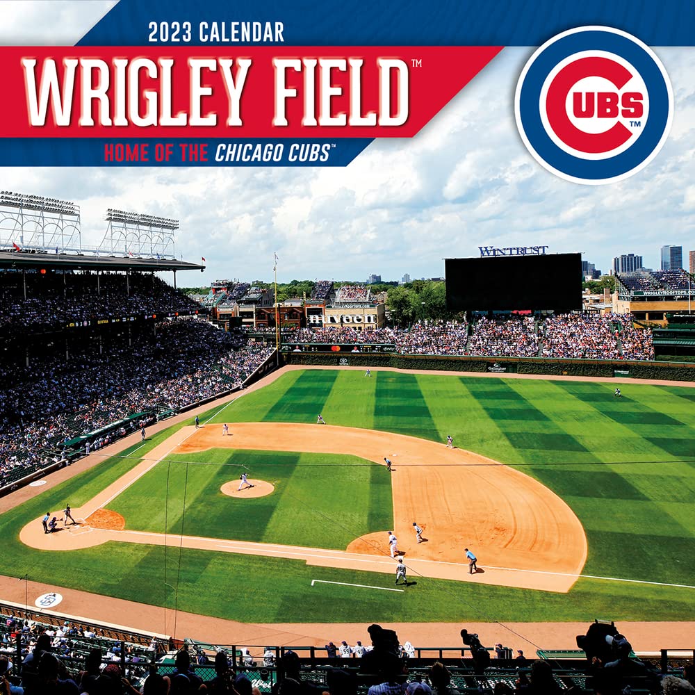 Chicago Cubs Wrigley Field 2023 12x12 Stadium Wall Calendar