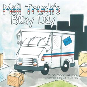 mail truck's busy day