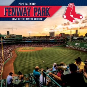 boston red sox fenway park 2023 12x12 stadium wall calendar