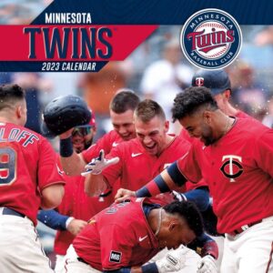 minnesota twins 2023 12x12 team wall calendar