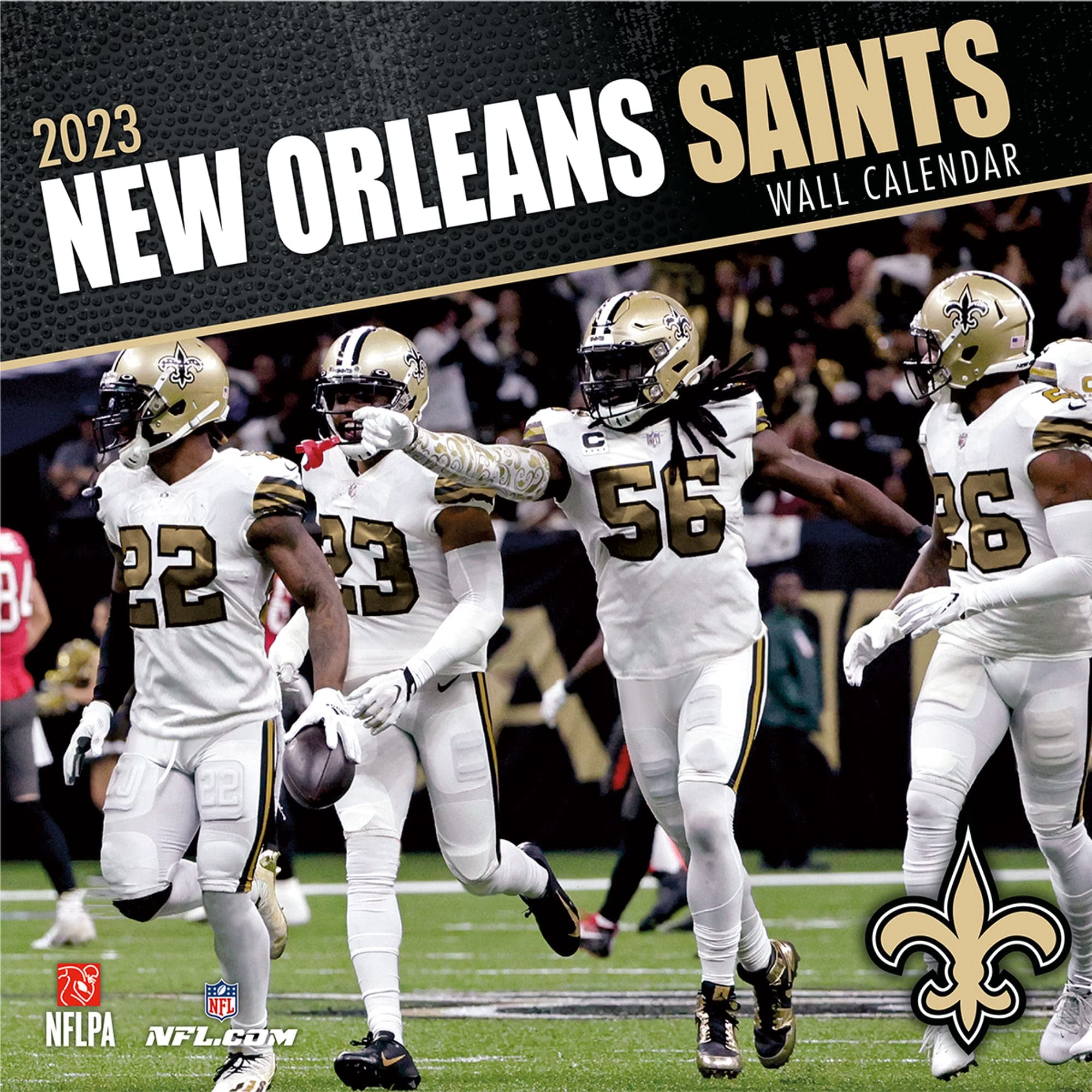 New Orleans Saints 2023 12" x 12" Team Wall Calendar