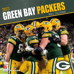 green bay packers 2023 12" x 12" team wall calendar