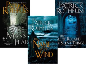 the kingkiller chronicle series 3 books collection set by patrick rothfuss (the name of the wind, the wise man's fear & the slow regard of silent things)