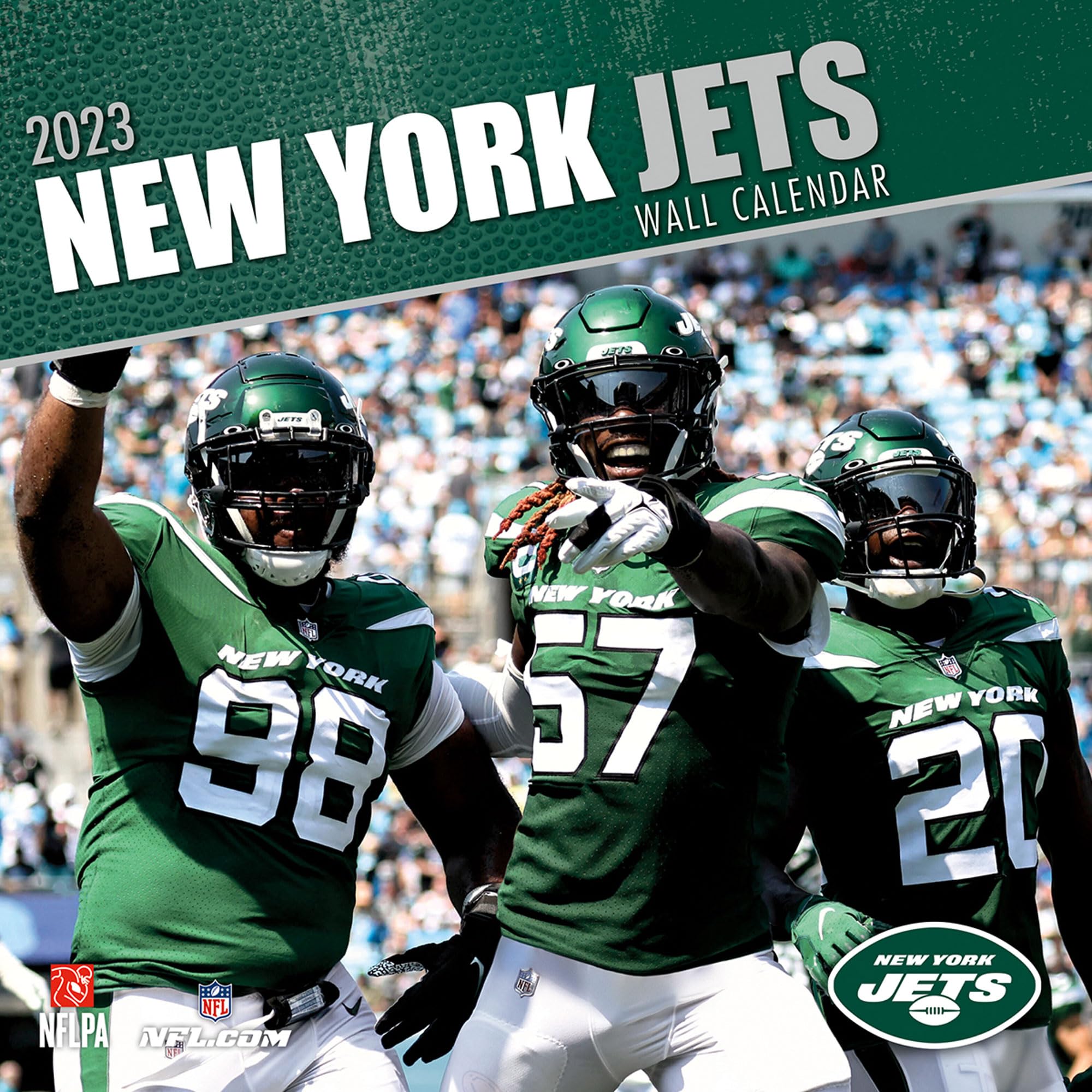 Turner Licensing New York Jets 2023 12" x 12" Team Wall Calendar