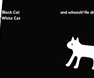 Black Cat & White Cat: A High Contrast Sensory Board Book About Opposites For Newborns and Babies