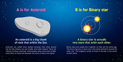 ABCs of Space: Explore Astronomy, Space, and our Solar System with this Essential STEM Board Book for Kids (Science Gifts for Kids) (Baby University)