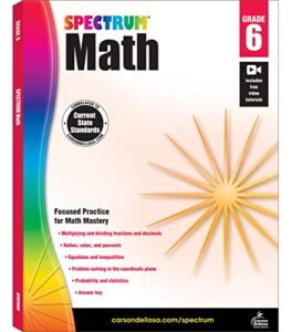 spectrum math, grade 6