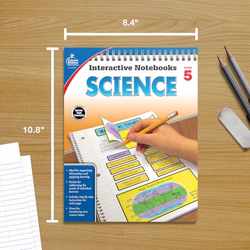 Carson Dellosa Science, Grade 5 Resource Book (Interactive Notebooks)