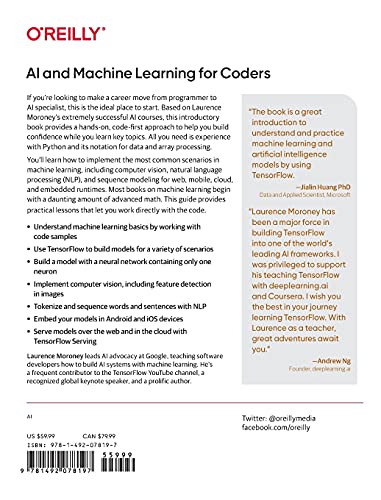 AI and Machine Learning for Coders: A Programmer's Guide to Artificial Intelligence