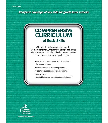 Carson Dellosa Comprehensive Curriculum of Basic Skills 5th Grade Workbooks All Subjects for Ages 10-11, Math, Reading Comprehension, Writing, Grammar, Geometry and More, Grade 5 Workbooks (544 pgs)