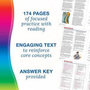 Spectrum Reading Comprehension Grade 6, Ages 11 to 12, 6th Grade Reading Comprehension Workbooks, Nonfiction and Fiction Passages, Analyzing Story Structure, and Critical Thinking Skills - 174 Pages