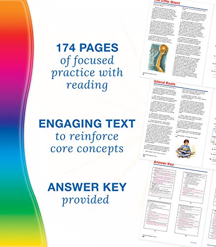 Spectrum Reading Comprehension Grade 6, Ages 11 to 12, 6th Grade Reading Comprehension Workbooks, Nonfiction and Fiction Passages, Analyzing Story Structure, and Critical Thinking Skills - 174 Pages