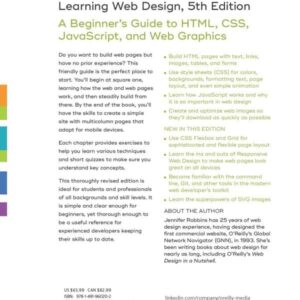 Learning Web Design: A Beginner's Guide to HTML, CSS, JavaScript, and Web Graphics