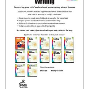 Spectrum Writing Grade 3, Ages 8 to 9, 3rd Grade Writing Workbook, Informative, Opinion, News Report, Letter, and Story Writing Prompts, Writing Practice for Kids - 136 Pages