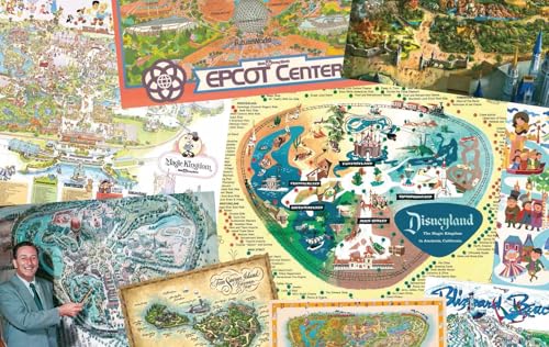 Maps of the Disney Parks: Charting 60 Years from California to Shanghai (Disney Editions Deluxe)