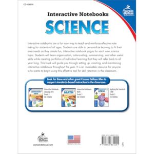 Carson Dellosa Science, Grade 5 Resource Book (Interactive Notebooks)