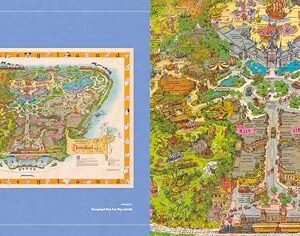 Maps of the Disney Parks: Charting 60 Years from California to Shanghai (Disney Editions Deluxe)