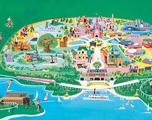 Maps of the Disney Parks: Charting 60 Years from California to Shanghai (Disney Editions Deluxe)