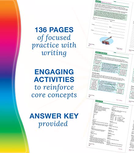 Spectrum 7th Grade Writing Workbooks, Ages 12 to 13, 7th Grade Writing, Informative, Argumentative, Comparative, and Fiction Story Writing Prompts, Writing Practice for Kids - 136 Pages