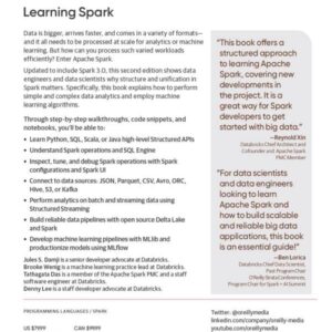 Learning Spark: Lightning-Fast Data Analytics