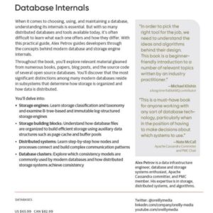 Database Internals: A Deep Dive into How Distributed Data Systems Work