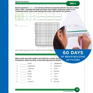 Summer Bridge Activities 7th to 8th Grade Workbook, Math, Reading Comprehension, Writing, Science, Social Studies, Fitness Summer Learning Activities, 8th Grade Workbooks All Subjects With Flash Cards