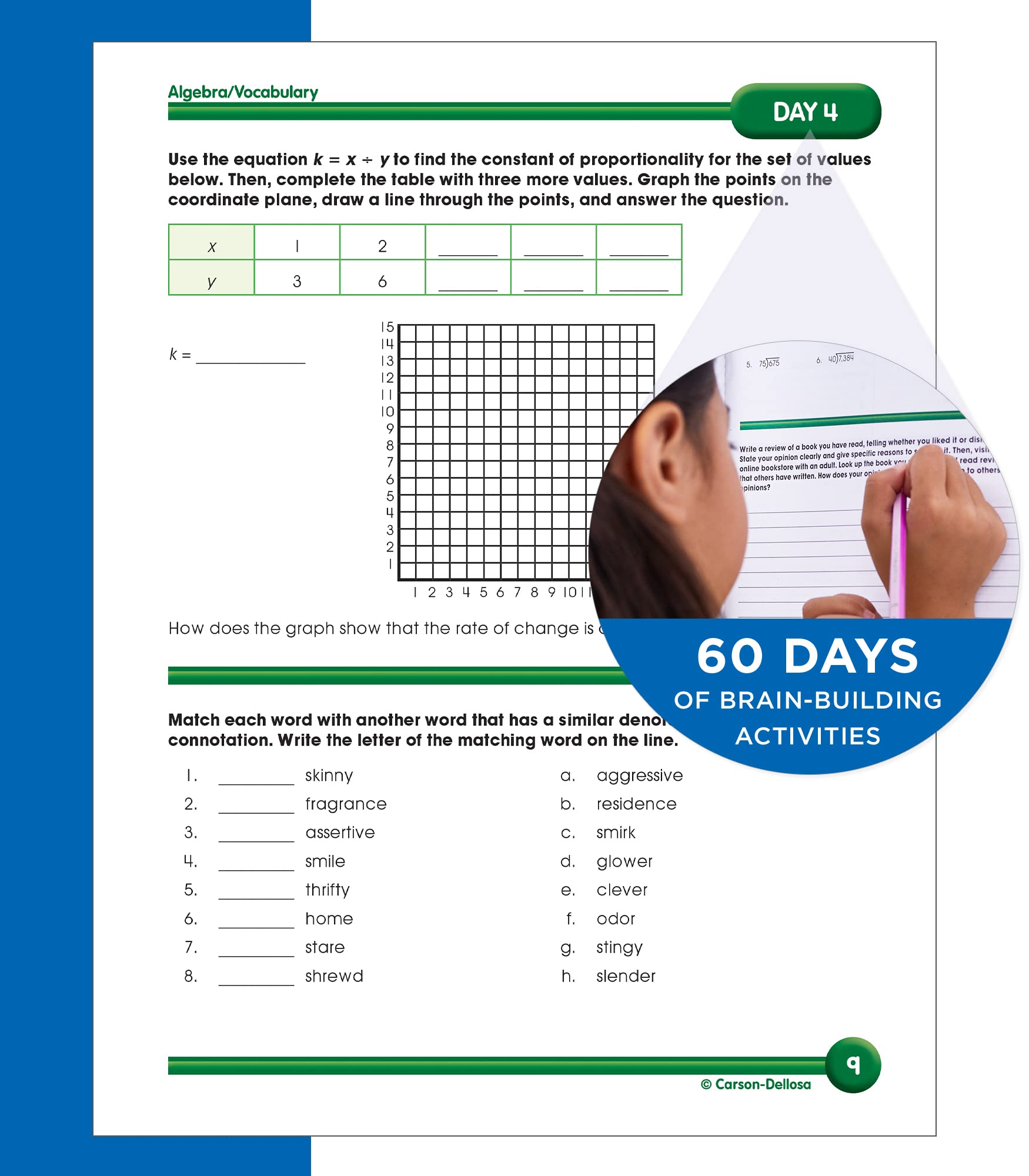 Summer Bridge Activities 7th to 8th Grade Workbook, Math, Reading Comprehension, Writing, Science, Social Studies, Fitness Summer Learning Activities, 8th Grade Workbooks All Subjects With Flash Cards